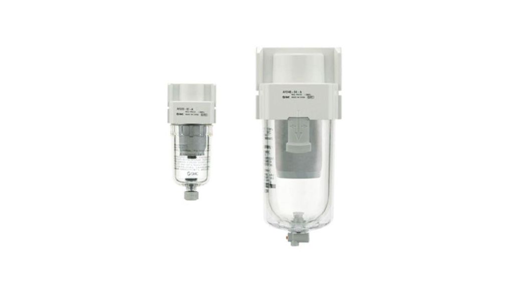 AFD40-F04-A | SMC 600 L/min G 1/2 Mist Separator, 0.01um filtration, 0 ...
