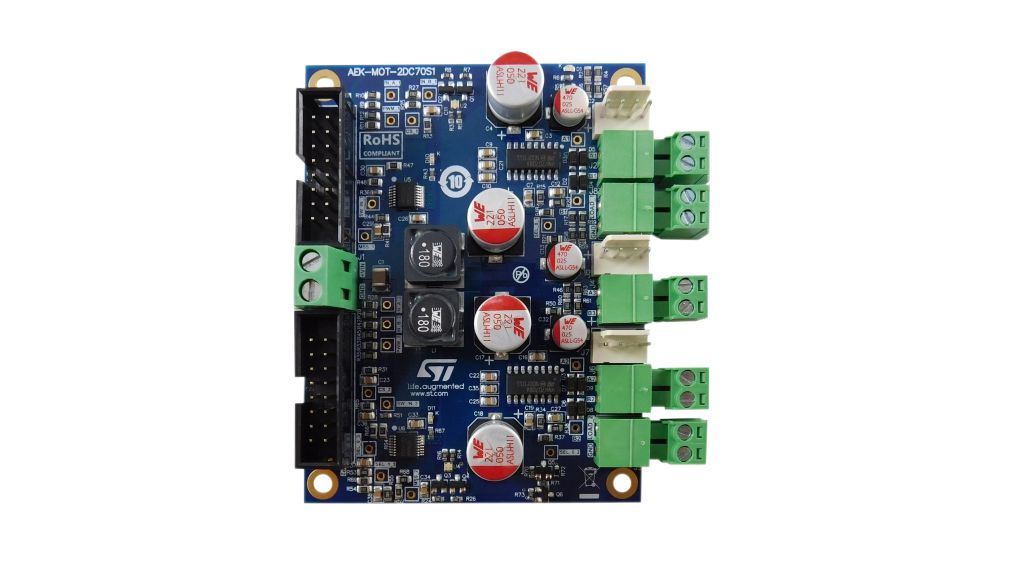 AEK-MOT-2DC70S1 | ST Automotive DC Motor Driver Evaluation Board, 15A ...