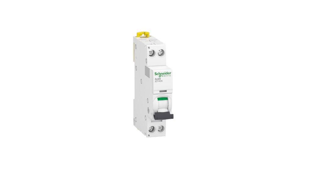 A9P71602 | Schneider Electric Acti 9 Acti9 iDT40K MCB, 1P+N, 2A Curve C, 230V AC | Distrelec Schweiz
