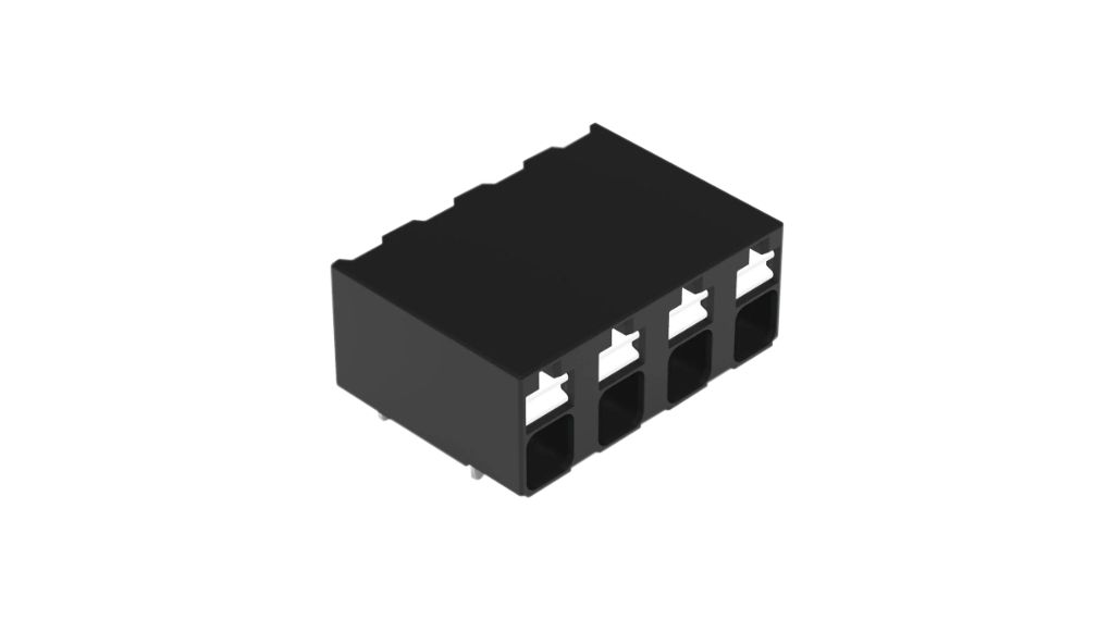 2086-3204 | Wago Wire-To-Board Terminal Block, THT, 5mm Pitch, Right ...