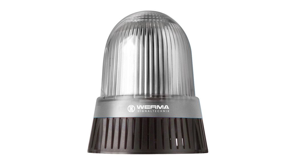 431.400.75 | Werma Signalleuchte mit Schallgeber LED 431 Transparent ...