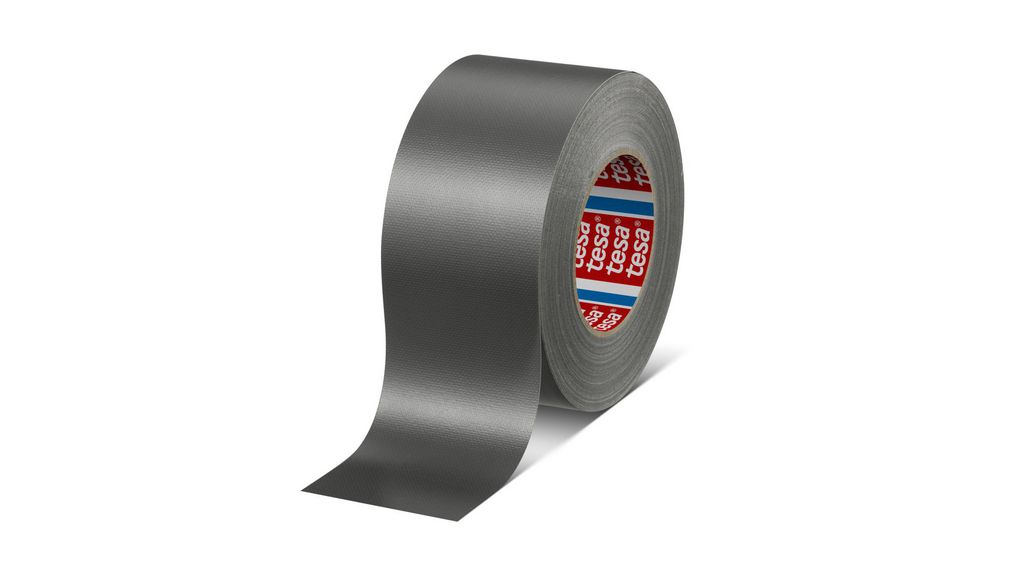 04688-00012-00 | Tesa Cloth Tape, 50 mm x 75 mm, Silver, Rubber Finish ...