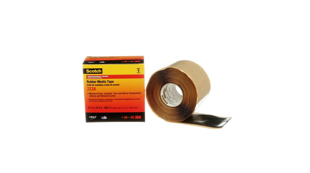 7000005986 | 3M Scotch Rubber Mastic Tape 2228 Black Ethylene Propylene ...