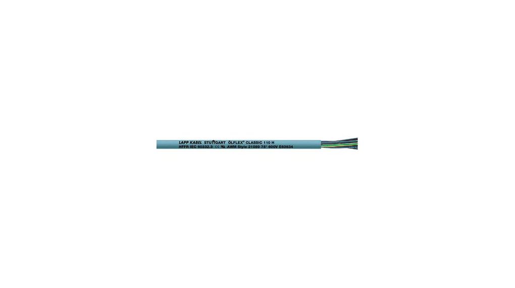 10019900 | Lapp Flexible Multicore 0.5 mm² 2 Core Power Cable, Grey ...