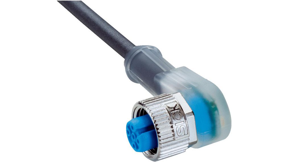 2115633 | Sick SICK Right Angle Female 5 way M12 to Connector & Cable ...