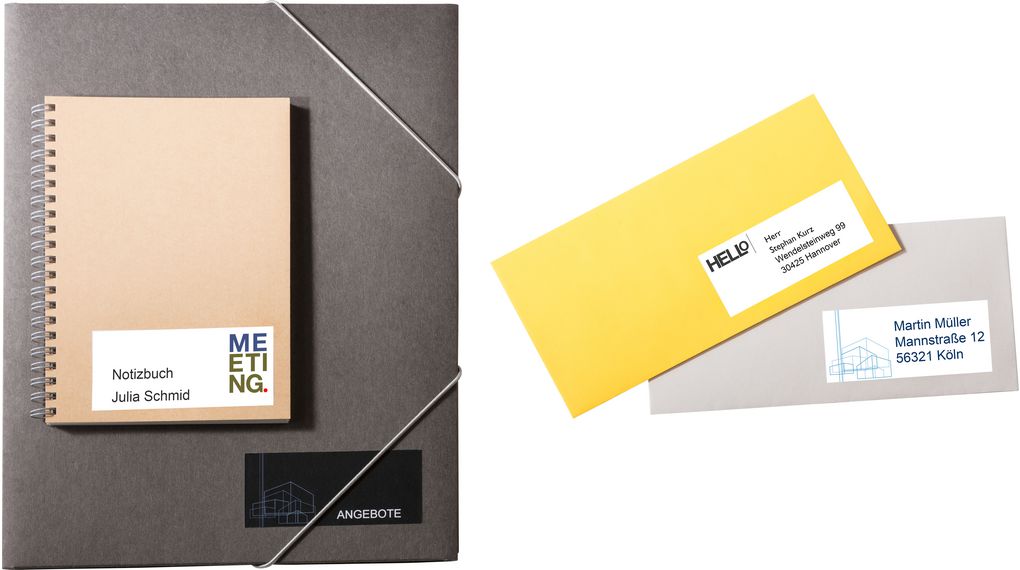 3422 | Avery Zweckform Label, Paper, 70 x 35mm, 100x 24pcs, White ...