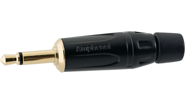 Jack Plug, Straight, 3.5 mm, 2 Poles