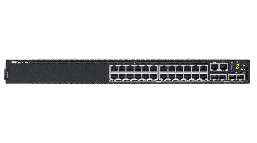 210-ASPJ | Dell Ethernet Switch, RJ45 Ports 24, 25Gbps, Layer 2 Managed ...