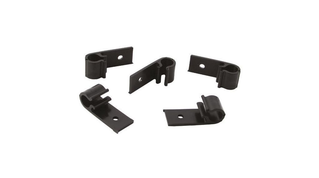211-70001 4D15-POM-BK | HellermannTyton Cable Clip 15mm Screw ...
