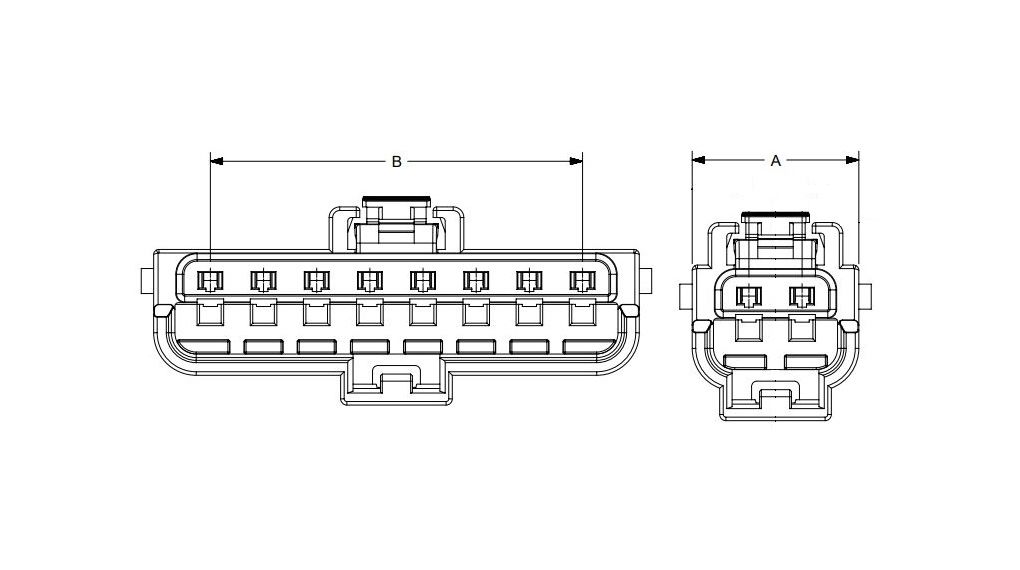 150201-0014 | Molex Ditto Housing, Unisex, 4 Poles, 1 Rows, 3mm Pitch ...