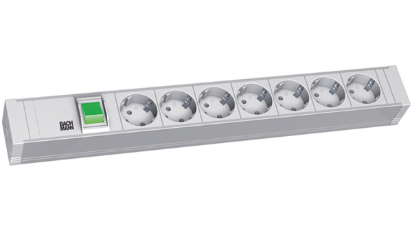 333.600 | Bachmann Stopcontact 7x DE-socket type F (CEE 7/3) - DE ...