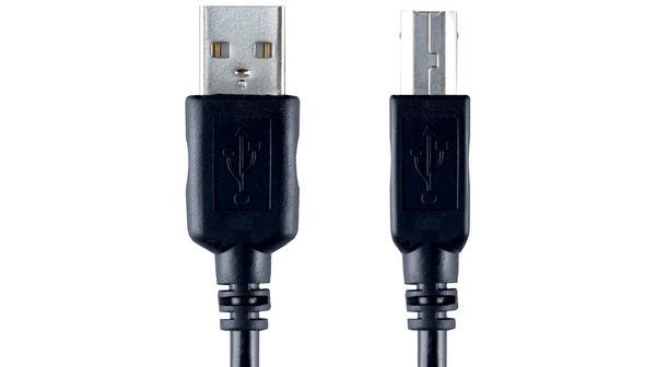 VCL4102 | Bandridge USB 2.0 cable, 2m, Black | Distrelec Switzerland