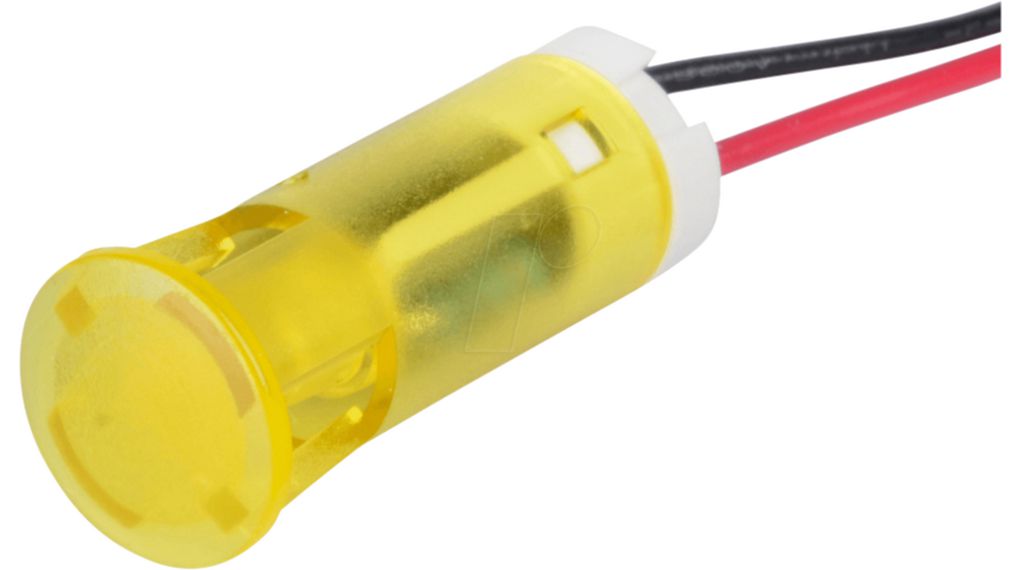 QS103XXY24 | Apem LED Indicator 24V DC Fixed Yellow Wires | Distrelec ...
