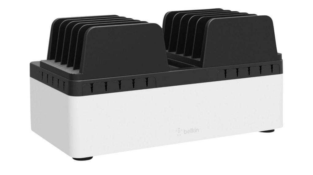 B2B161VF | Belkin USB Charging Station with Fixed Trays, Chargeable ...