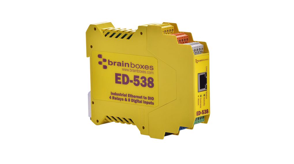 ED-538 | Brainboxes I/O Module 8DI 4DO 30V | Distrelec Germany
