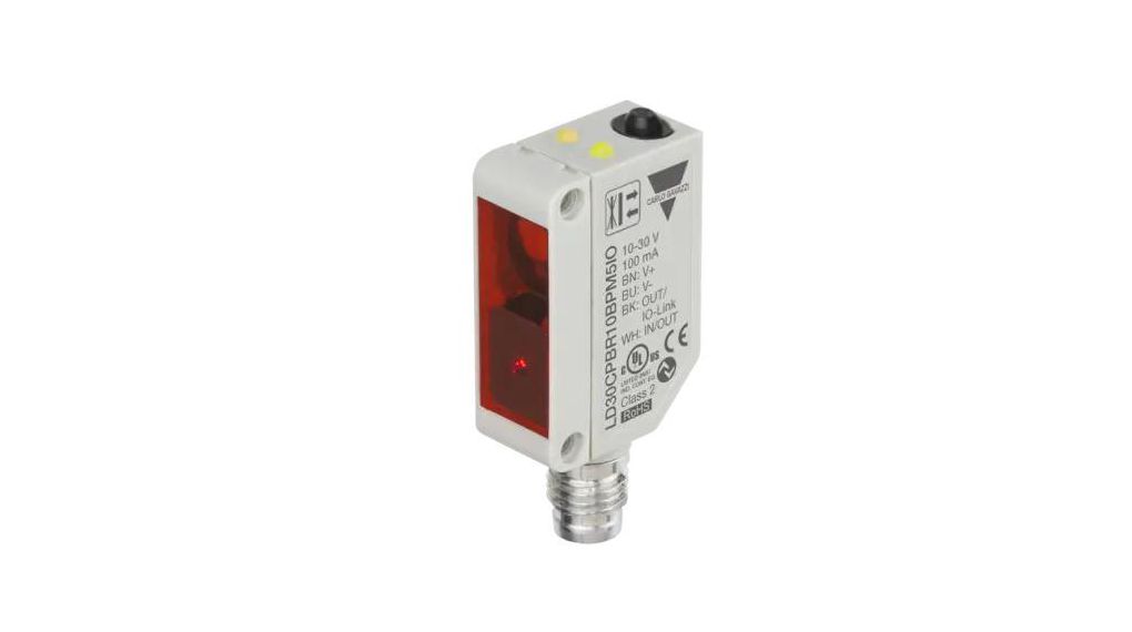 LD30CPBR60BPM5IO | Carlo Gavazzi Photoelectric Laser Sensor with IO-Link Plastic NPN / PNP ...