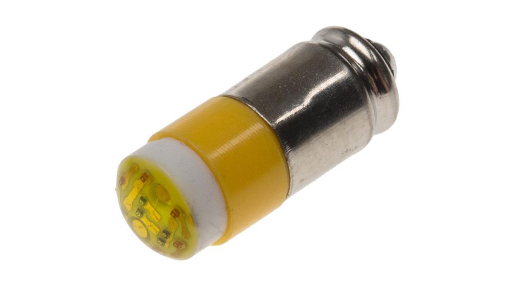 205993 | RS PRO Yellow LED Indicator Lamp, 24V ac/dc, Midget Groove ...
