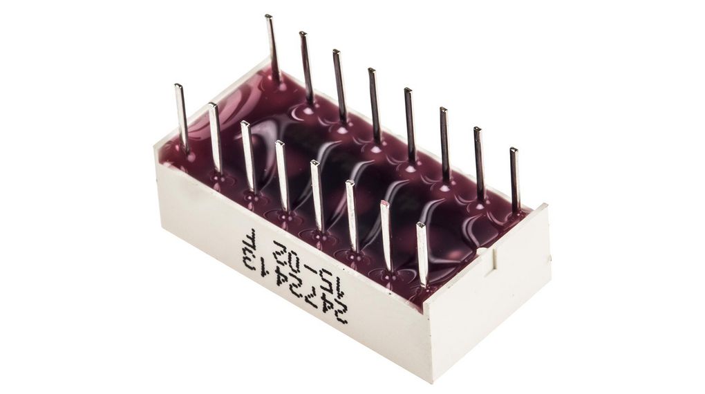 KB-2685 ID | Kingbright LED-skärmlist Röd Antal segment 1 | Elfa ...