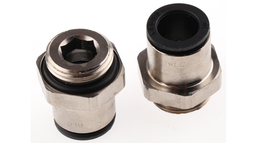 3101 10 17 | Legris LF3000 Series Straight Threaded Adaptor, G 3/8 Male ...