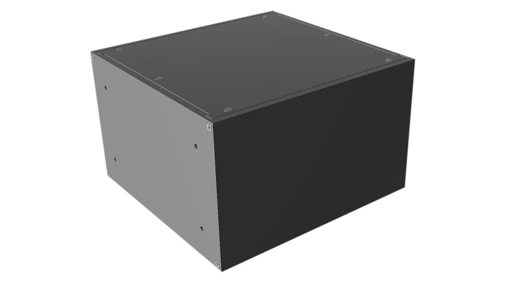 RM3U0808SBK | Hammond 19 Desktop Enclosure, Rack Mount, 3U, Aluminium ...
