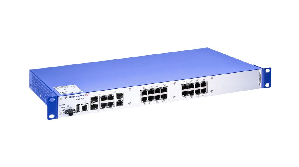 MACH104-16TX-POEP | Hirschmann PoE Switch, Managed, 1Gbps, RJ45 Ports ...