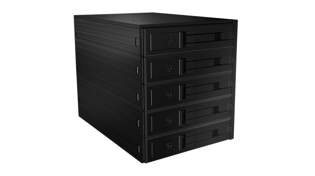 IB-565SSK | ICY BOX 5-Bay Backplane with Fan and Lock, 3.5 , SAS / SATA ...