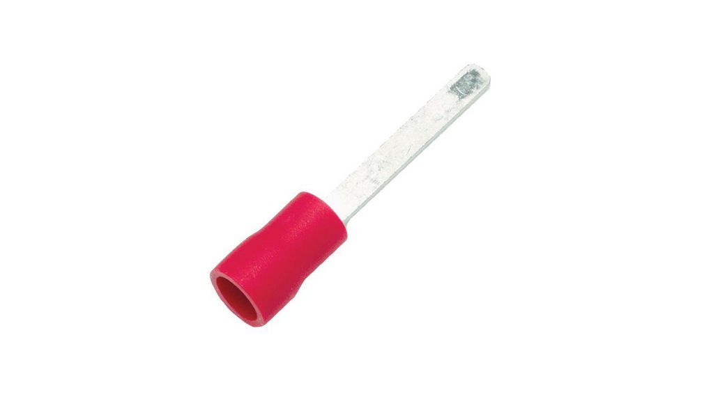 FV1.25-AF2.3A | JST Spade Connector, Partially Insulated, Red, 0.25 ... 1.65mm², Plug, Pack of ...