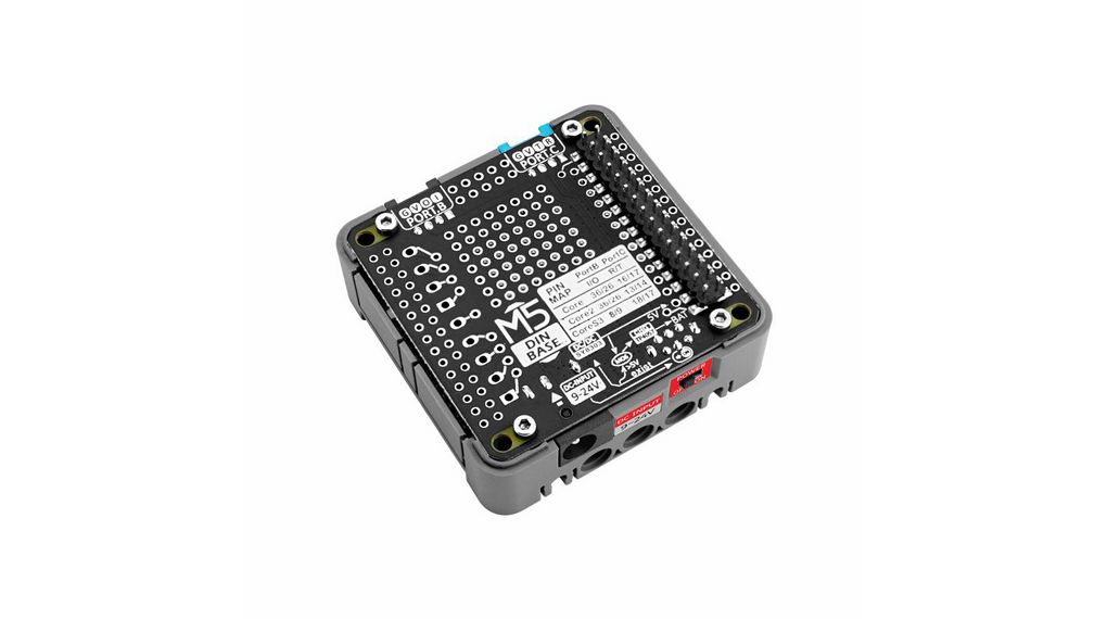 M132 | M5Stack Battery Charging and DIN Rail Mounting Base | Distrelec Sweden