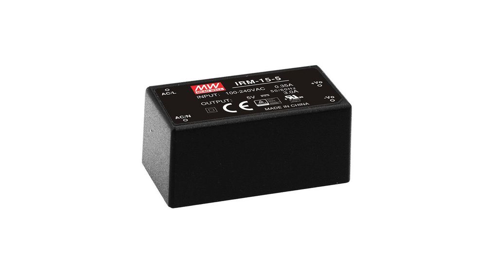 IRM-20-3.3 | MEAN WELL PCB Mount Converter 14.85W 3.3V 4.5A | Distrelec ...