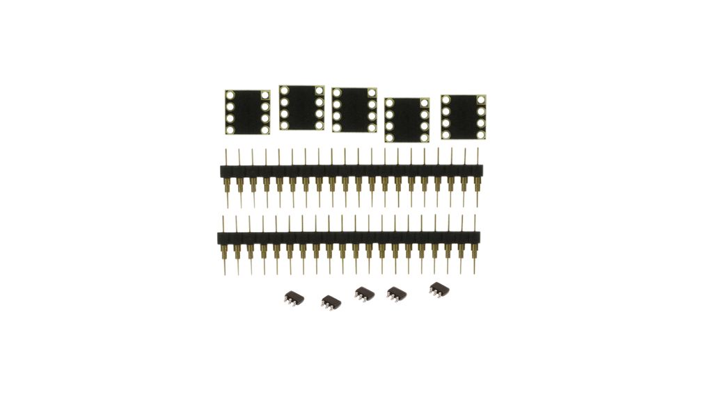 AC163021 | Microchip PIC10F206 Mikrocontroller mit Header, Satz mit 5 ...