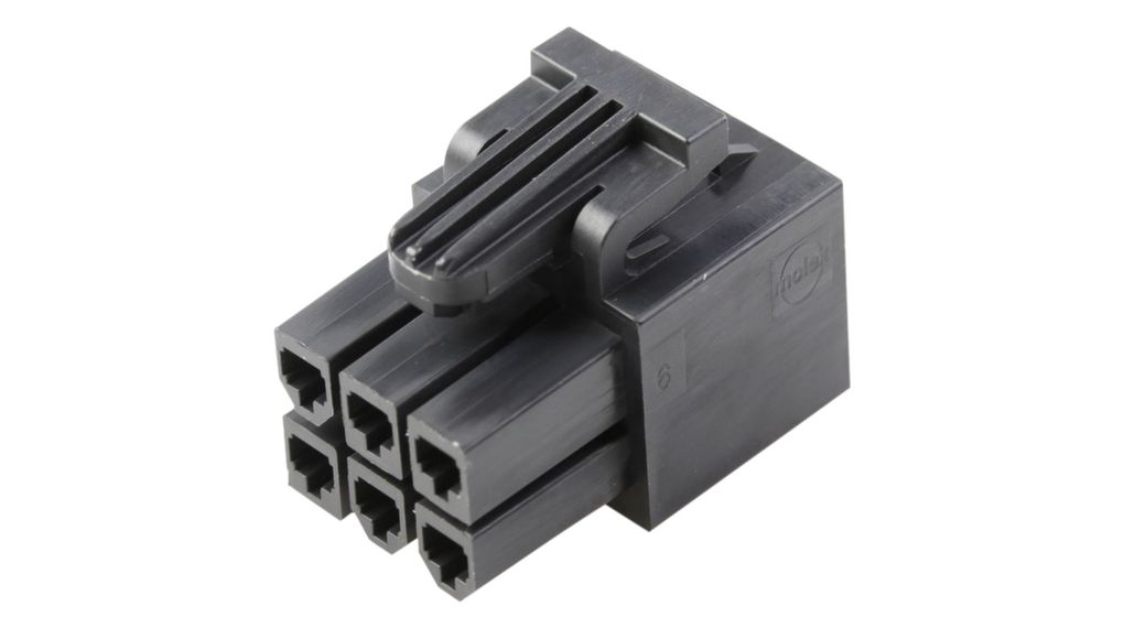 172708-1006 | Molex Mini-Fit Sigma Receptacle Housing, 6 Poles, 2 Rows, 4.2mm Pitch | Distrelec ...