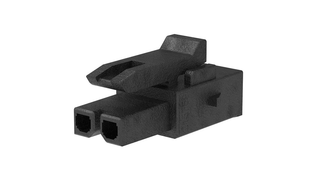 215759-1002 | Molex Housing, Panel Mount Ears, Glow-Wire Capable, Black, Receptacle, Poles - 2 ...