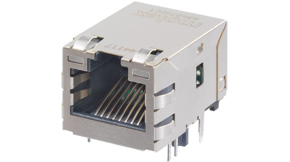 93627-3601 | Molex Modular Connector, Jack, RJ45, Right Angle ...