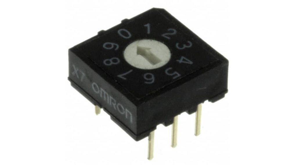 A6R 2003E | Omron Electronic Components Rotary Coded Switch, 10 ...