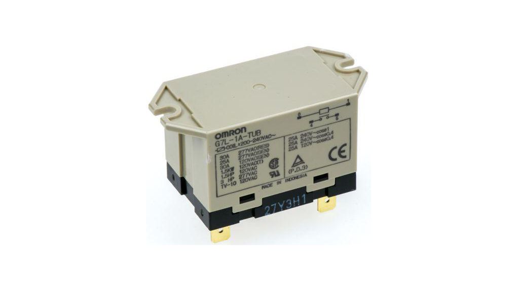G7L-1A-TUB AC100/120 | Omron Electronic Components Panel Mount Power ...