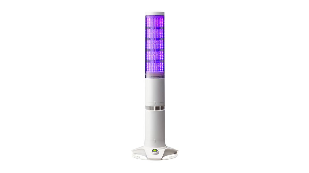 LA6-5DSNWB-POE | Patlite Programmable LED Signal Tower Ethernet ...