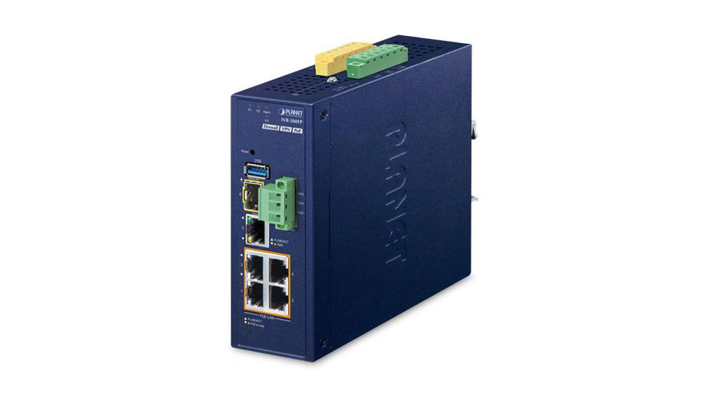 IVR-300FP | Planet PoE VPN Security Gateway, RJ45 Ports 5, 1Gbps ...