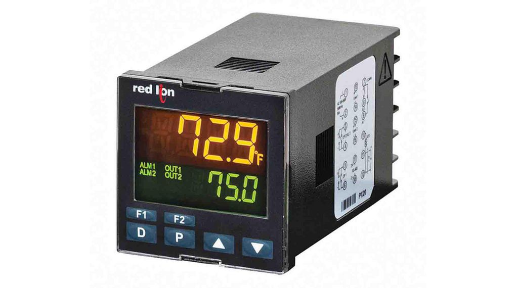 PXU21A20 | Red Lion PXU Panel PID Temperature Controller 2 Input, 2 ...