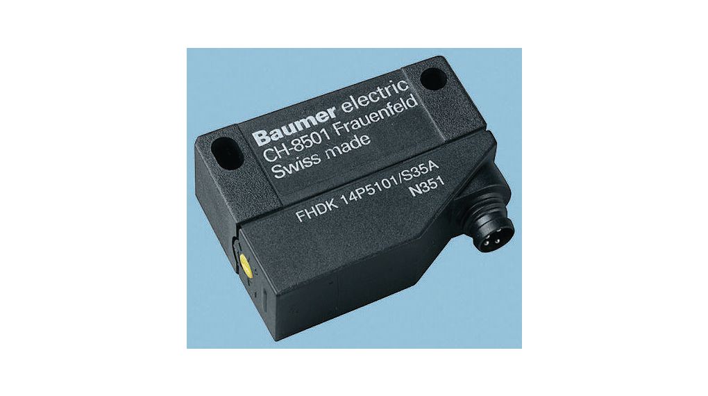 FZDK 14P5101/S35A | Baumer Electric Diffuse Photoelectric Sensor, Block ...