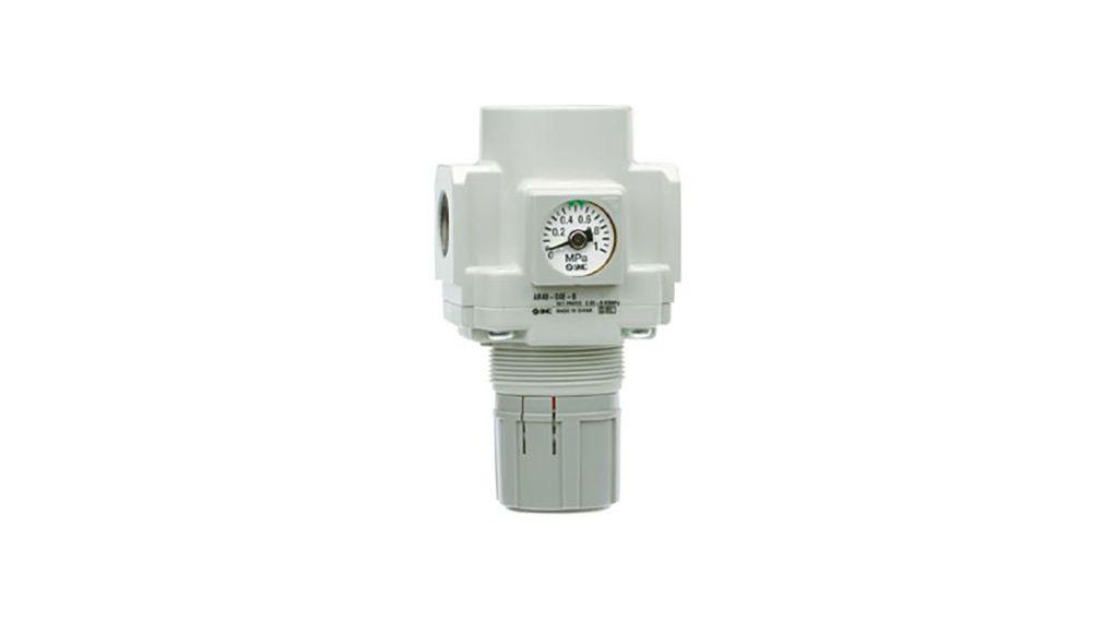 AR20-F02E-B | SMC G 1/4 Pneumatic Regulator - 0.05MPa to 0.85MPa, 1/4, 1MPa max. input ...