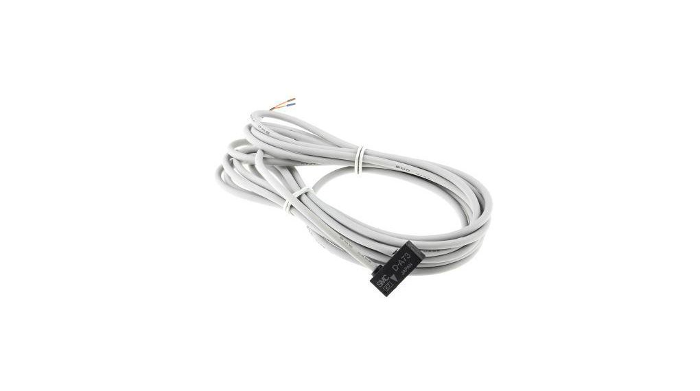 D-A73L | SMC D-A7 Series Reed Switch, 3m Fly Lead, Rail Mounted ...