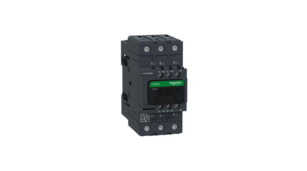 LC1D50AM7 | Schneider Electric LC1D Series Contactor, 220 V ac Coil, 3 ...