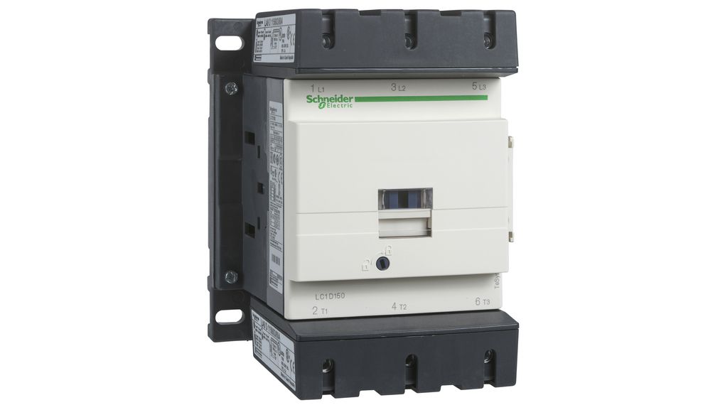 LC1D150P7 | Schneider Electric Contactor, 3 Poles, 3NO, 150A @ 440V ...