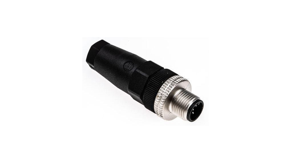 XZCC12MDM50B | Telemecanique Sensors Circular Connector, 5 Contacts ...