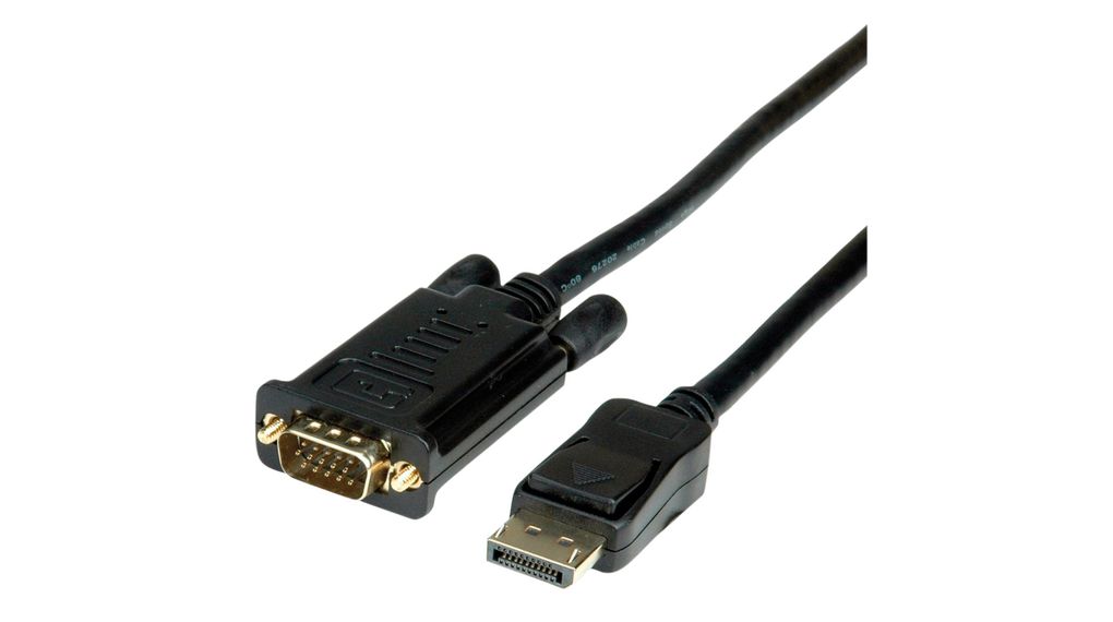 11995802 | Value Video Cable, DisplayPort Plug - VGA Plug, 1920 x 1080 ...