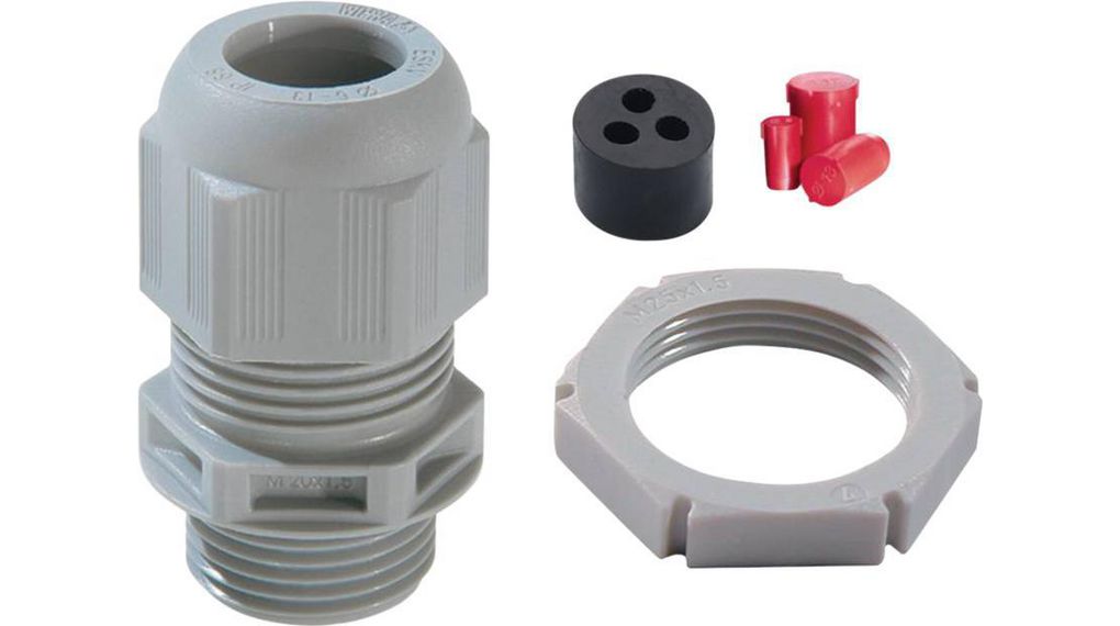 10106245 | WISKA LTD Tails Kit, 16 ... 28mm, M40, Polyamide, Grey ...