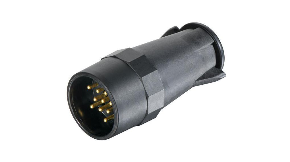 09580131012 | HARTING Circular Connector, 13 Contacts, Plug, Male, IP67 ...
