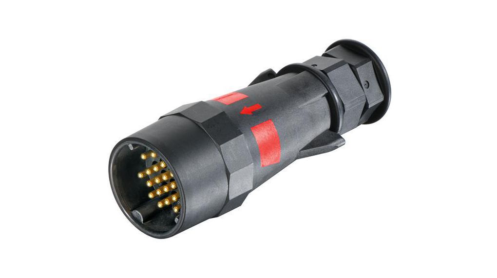 09580181011 | HARTING Circular Connector, 18 Contacts, Plug, Male, IP67 ...