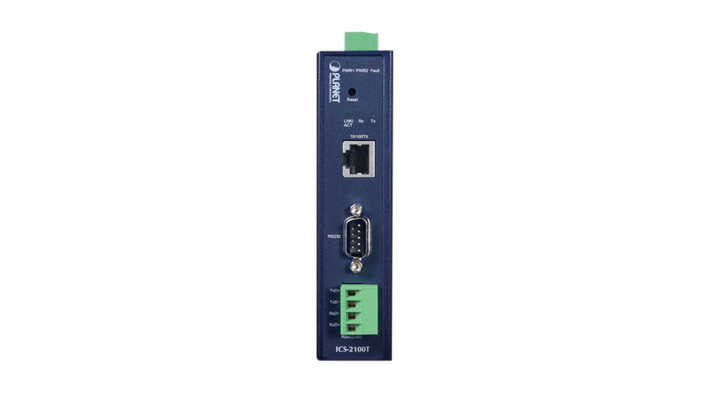 ICS-2100T | Planet Serial Device Server, Serial Ports 1 RS232/RS422 ...