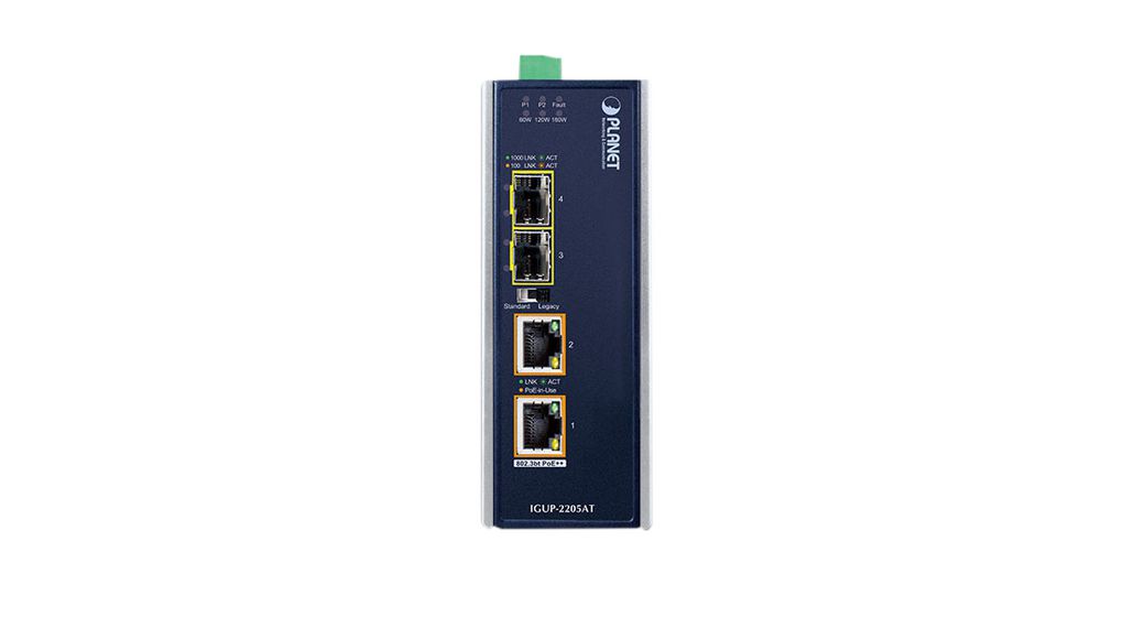 IGUP-2205AT | Planet Mediekonverterare, Ethernet - Multi-mode-fiber, Fiberportar 2SFP | Elfa ...